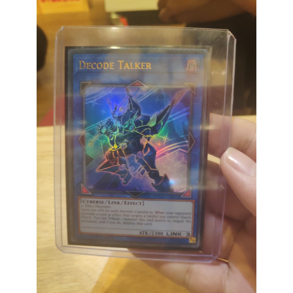 Lá bài thẻ bài Yugioh Decode Talker – DUDE – Ultra Rare - Tặng bọc bài ...