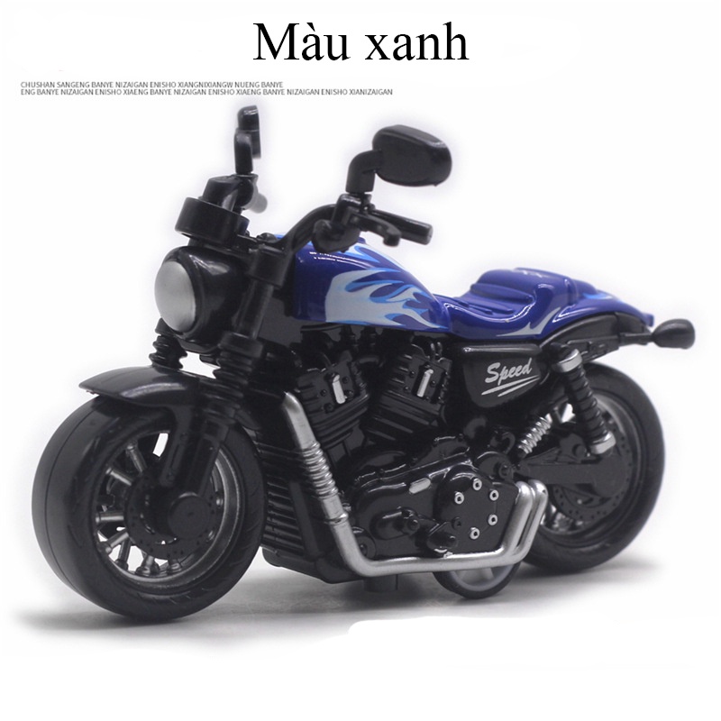Đồ chơi mô hình xe mô tô Harley Davidson bằng hợp kim và nhựa chạy cót ...