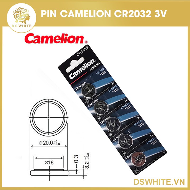 Pin Camelion CR2032 Lithium 3V Chính Hãng 1 Vỉ 5 Viên | Shopee Việt Nam