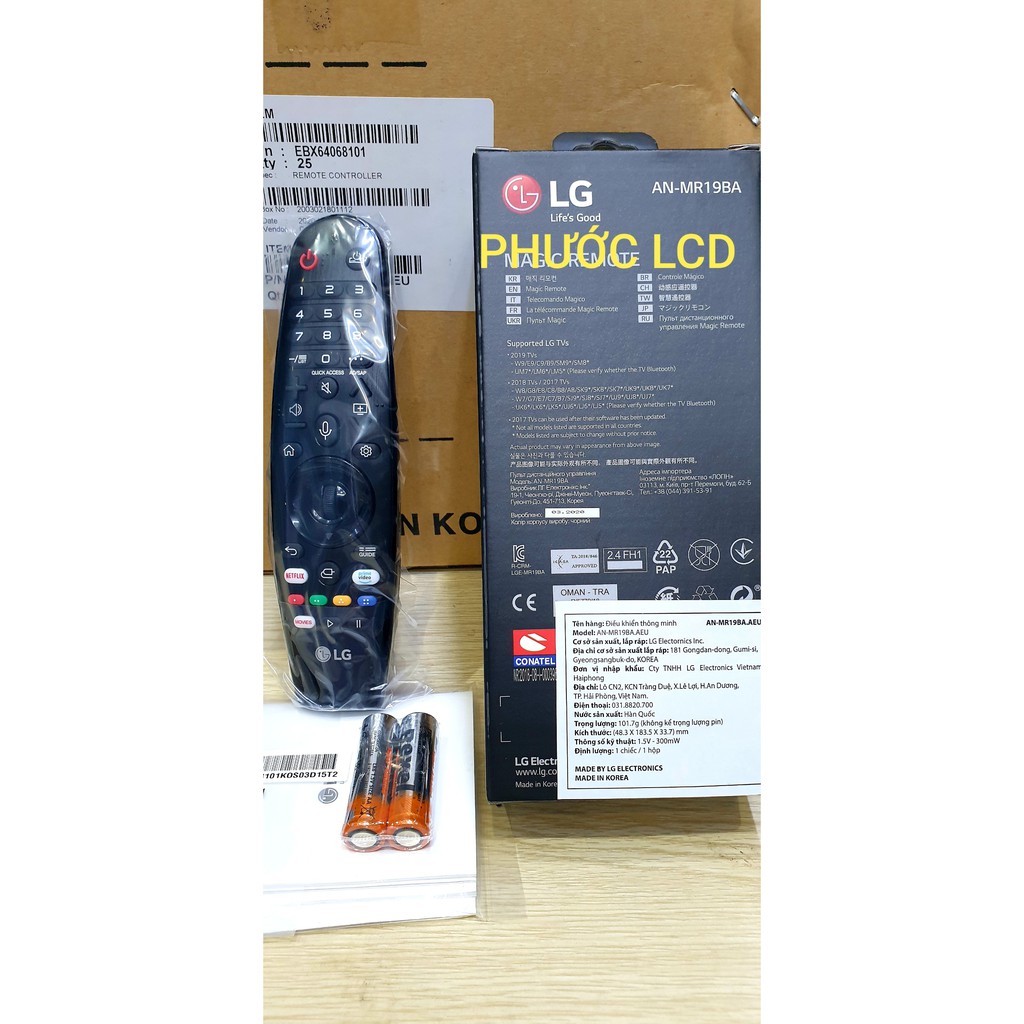 REMOTE ĐIỀU KHIỂN CHUỘT BAY LG 2019 MR19BA HÀNG CHÍNH HÃNG FULL BOX ...