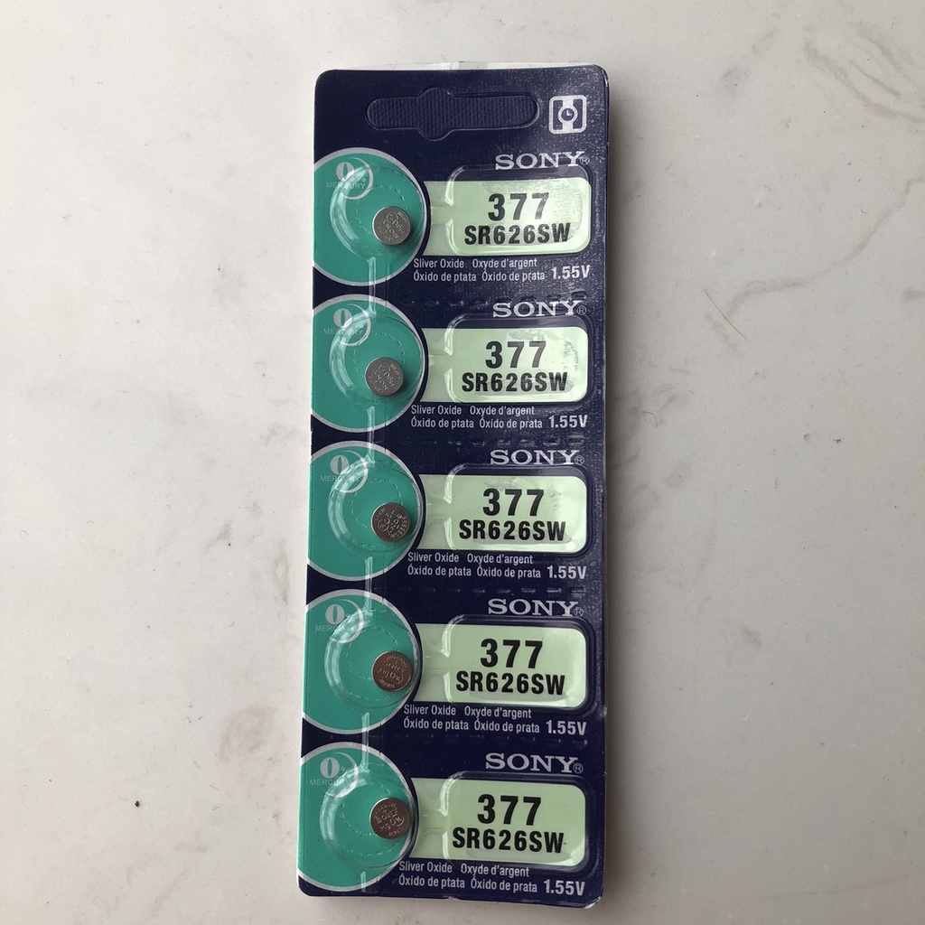 Vỉ 5 Viên Đồng Hồ Sony SR626 / SR621 / SR521 / SR920 / SR927 / SR416 1 ...