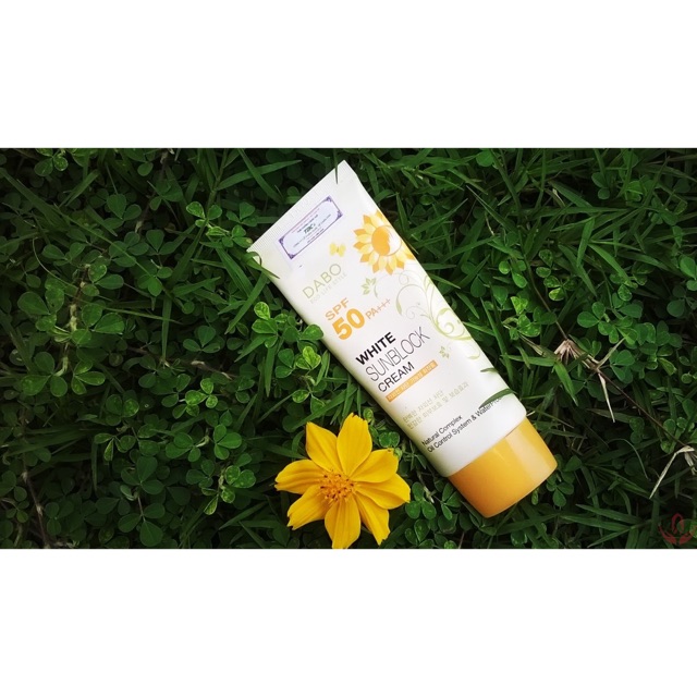 KEM CHỐNG NẮNG DABO WHITE SUNBLOCK CREAM SPF50 | Shopee Việt Nam