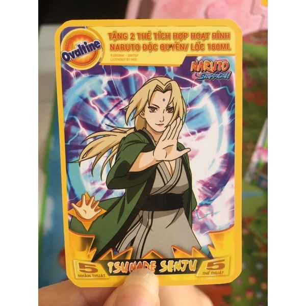Đồ chơi thẻ bài Naruto - Tsunade | Shopee Việt Nam