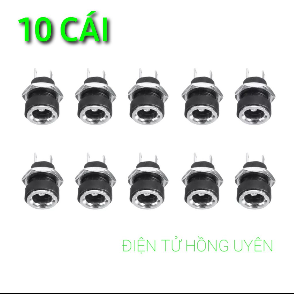 Combo 5 cái/10 cái - Jack sạc pin (Jack cái). Jack sạc 5.5x2.1mm ...