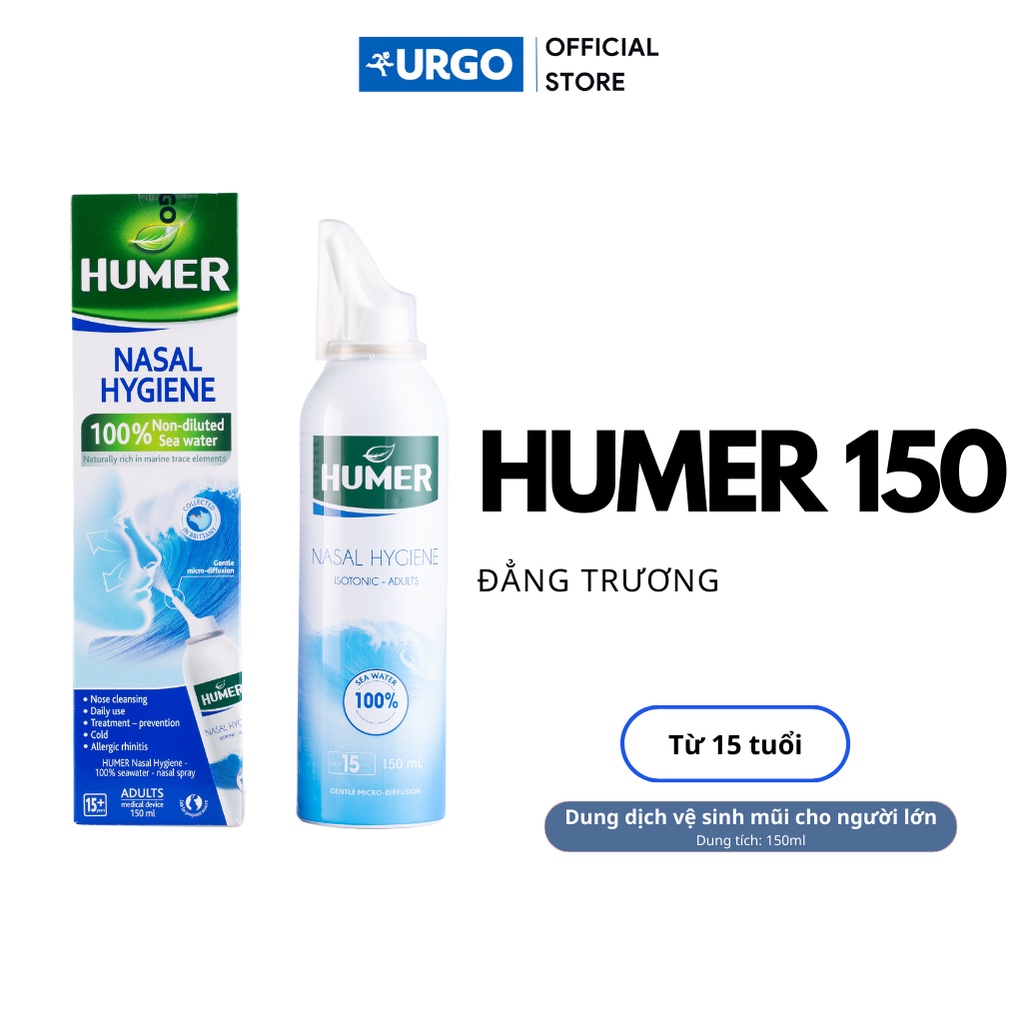 Dung Dịch Xịt Mũi Humer Nasal Hygiene Cho Người Lớn Vệ Sinh Mũi Xoang ...