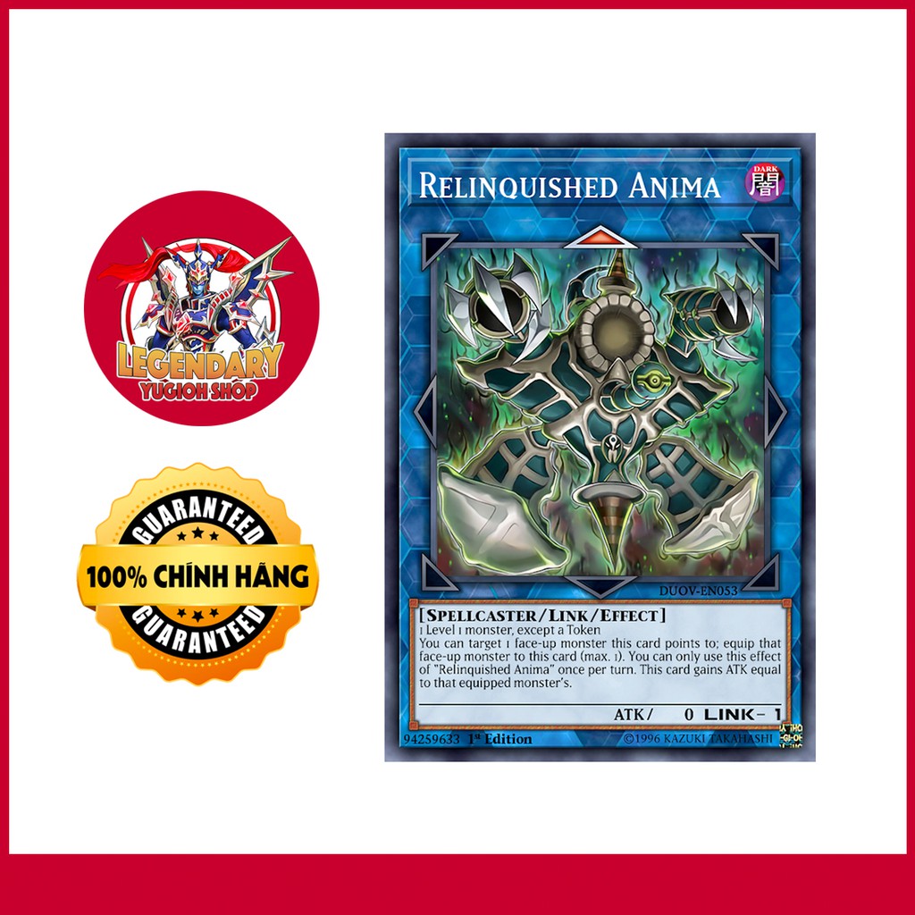 [Thẻ Bài Yugioh Chính Hãng] Relinquished Anima | Shopee Việt Nam