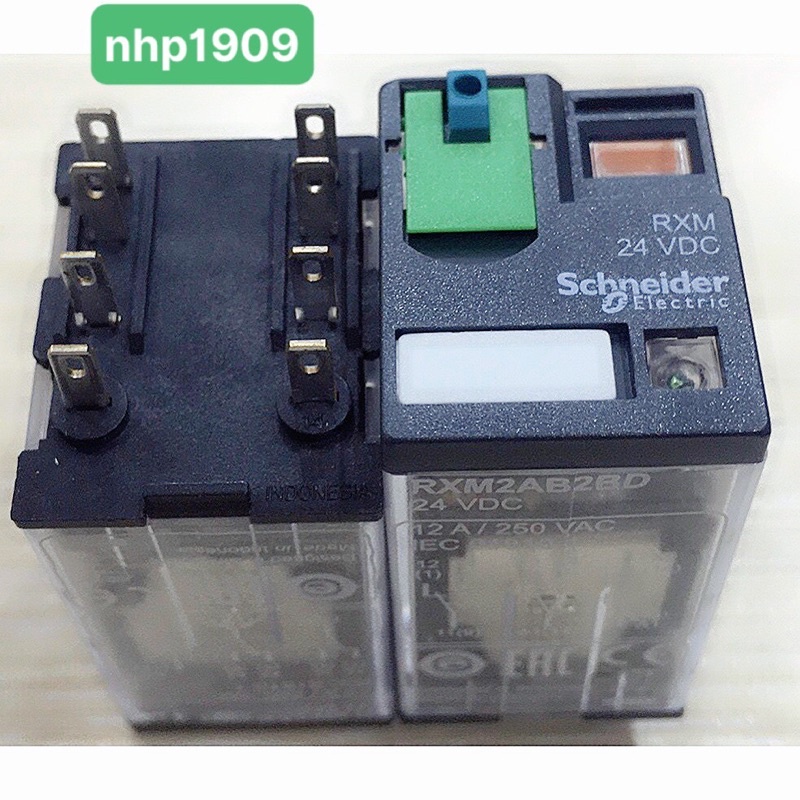 RXM2AB2BD Rờ le kiếng 8 chân 2CO+Led 24VDC Schneider | Shopee Việt Nam