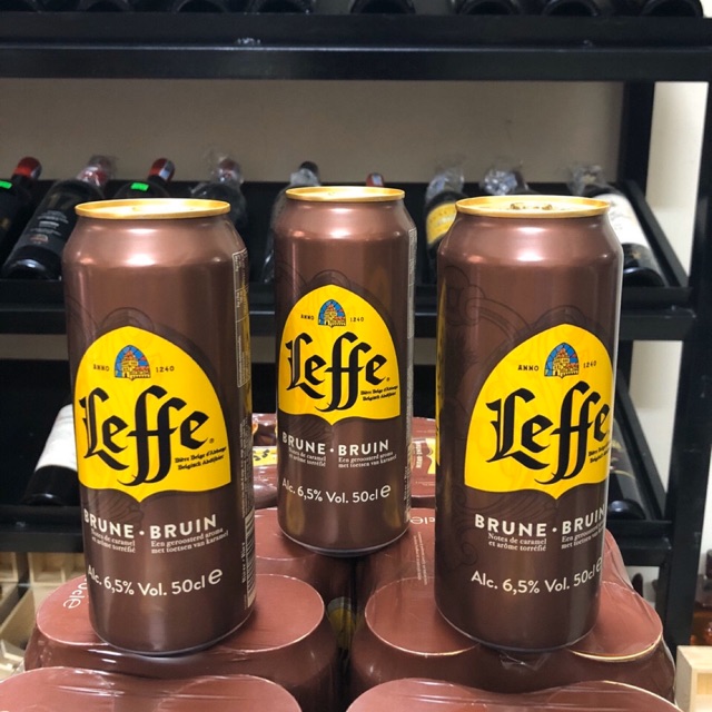 Bia leffe nâu lon 500 ml | Shopee Việt Nam