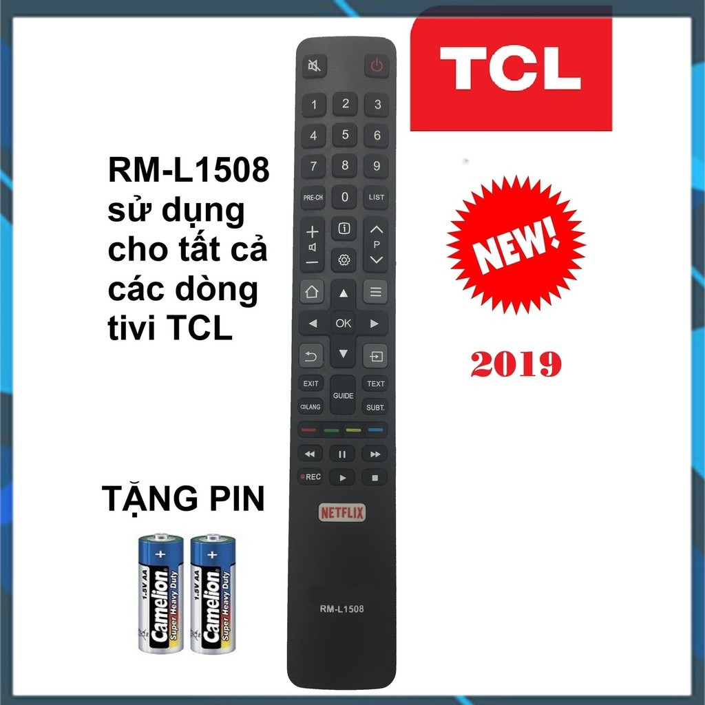 REMOTE ĐIỀU KHIỂN TIVI TCL SMART RM-L1508 CHO TẤT CẢ CÁC DÒNG TIVI TCL | Shopee Việt Nam