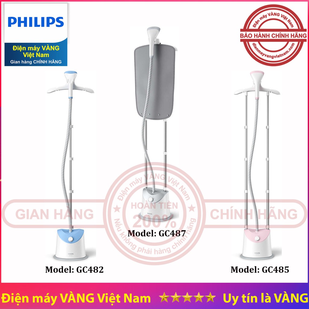 Bàn ủi cây hơi nước Philips GC482 GC518 GC485 GC487 STE1010 STE1020 ...
