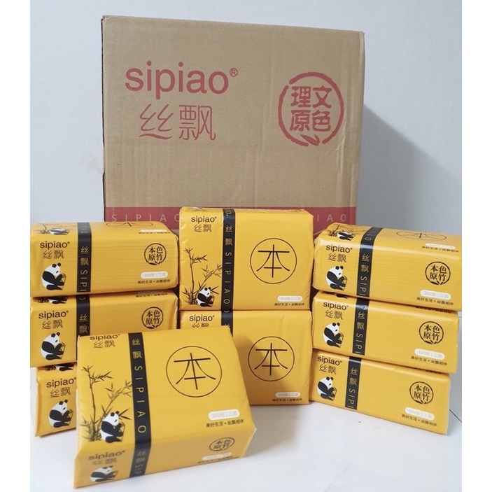 Combo 10 Gói Giấy Ăn Gấu Trúc Sipiao | Shopee Việt Nam
