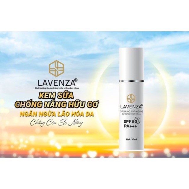 KEM SƯA CHỐNG NẮNG HỮU CƠ LAVENZA | Shopee Việt Nam