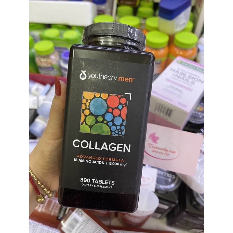 Viên Collagen Dành Cho Nam Giới Youtheory Men Collagen Advanced Formula ...