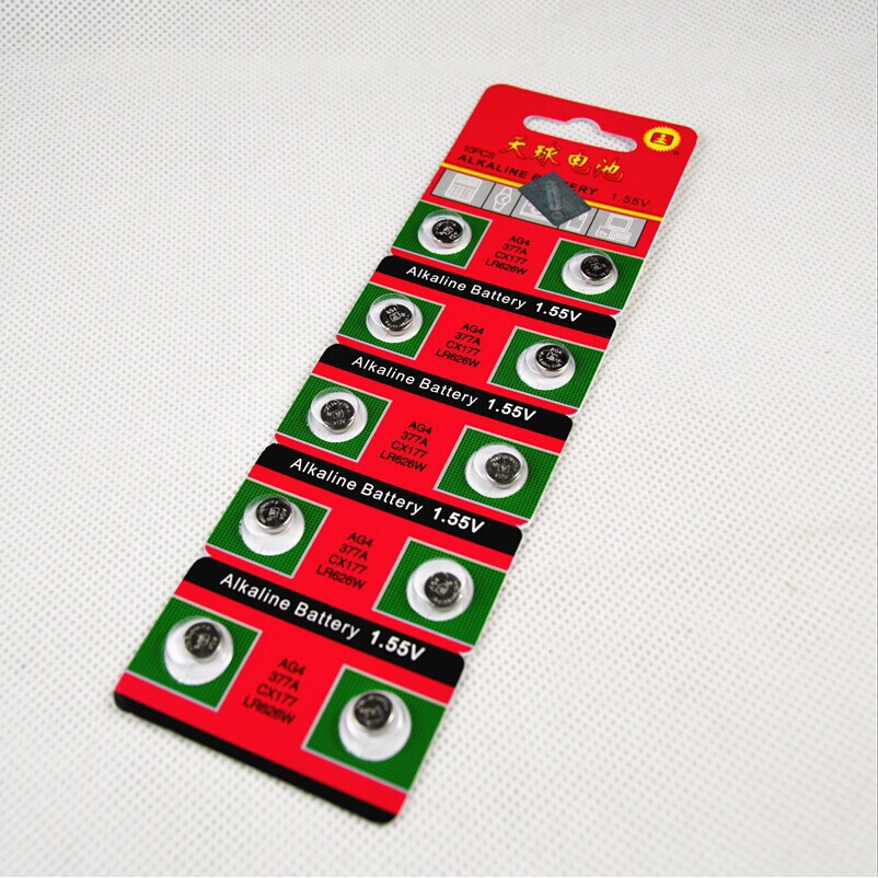 Pin đồng hồ AG4 / LR626 / 377 - Vỉ 10 viên | Shopee Việt Nam