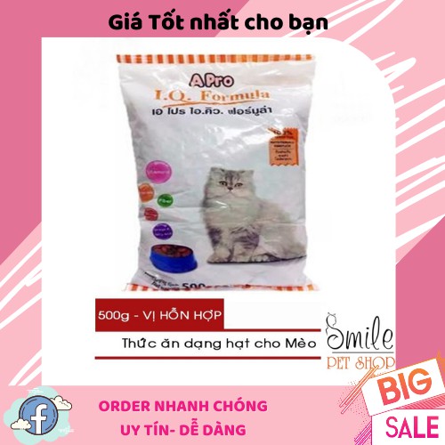 [RẺ NHẤT] Thức Ăn Hạt Khô Cho Mèo APro IQ Formula 500g - Smile Pet Shop ...