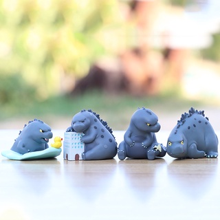 Mô hình Bộ 12 Fat Godzilla Ghidorah Mập Chibi dễ thương | Shopee Việt Nam