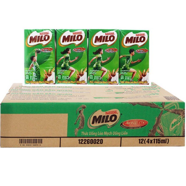 Thùng 48 hộp thức uống lúa mạch Milo Active Go 180ml | Shopee Việt Nam
