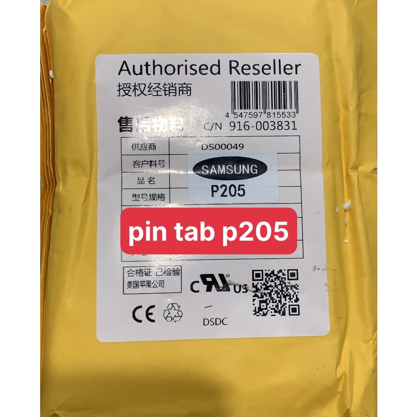 pin Sam sung Tab p205 chính hãng,pin zin giá tốt | Shopee Việt Nam