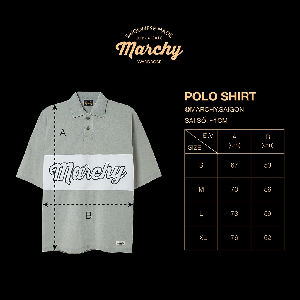 MARCHY - Striped Polo - Áo thun sọc có cổ | Shopee Việt Nam