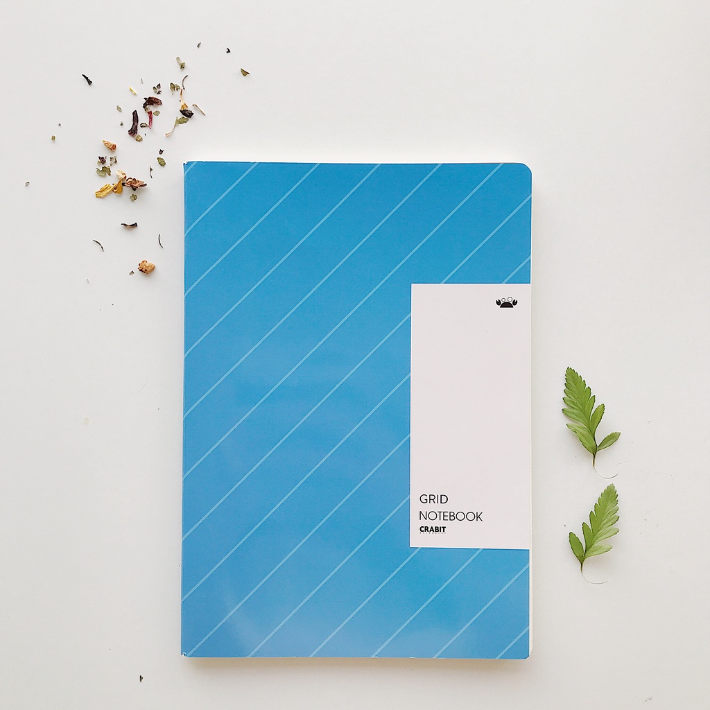Grid Notebook - Vở kẻ ô vuông - Vở Grid Crabit 120 trang | Shopee Việt Nam