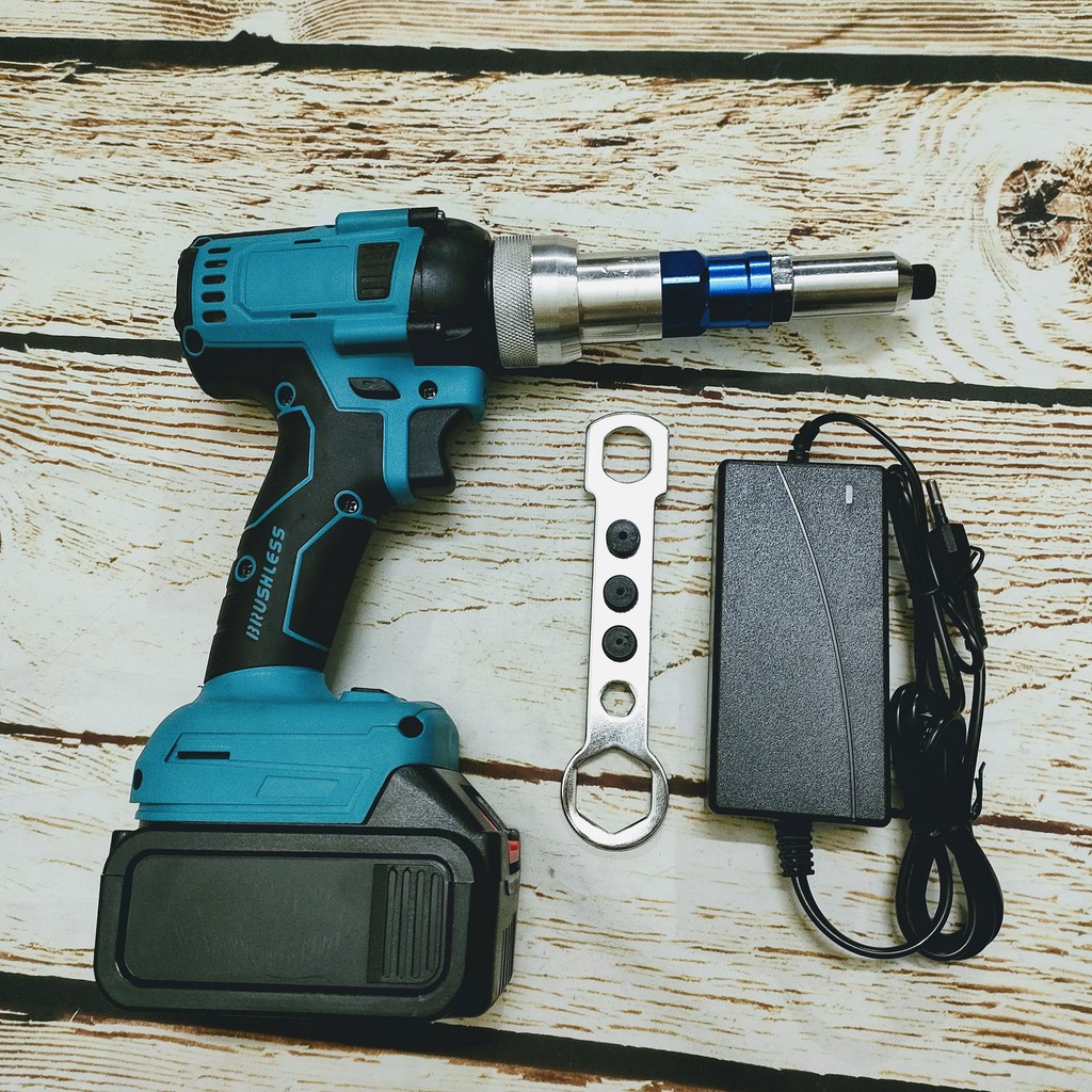 SV Máy rút đinh rive dùng pin 18V - 21V cải tiến mới (chung pin Makita ...