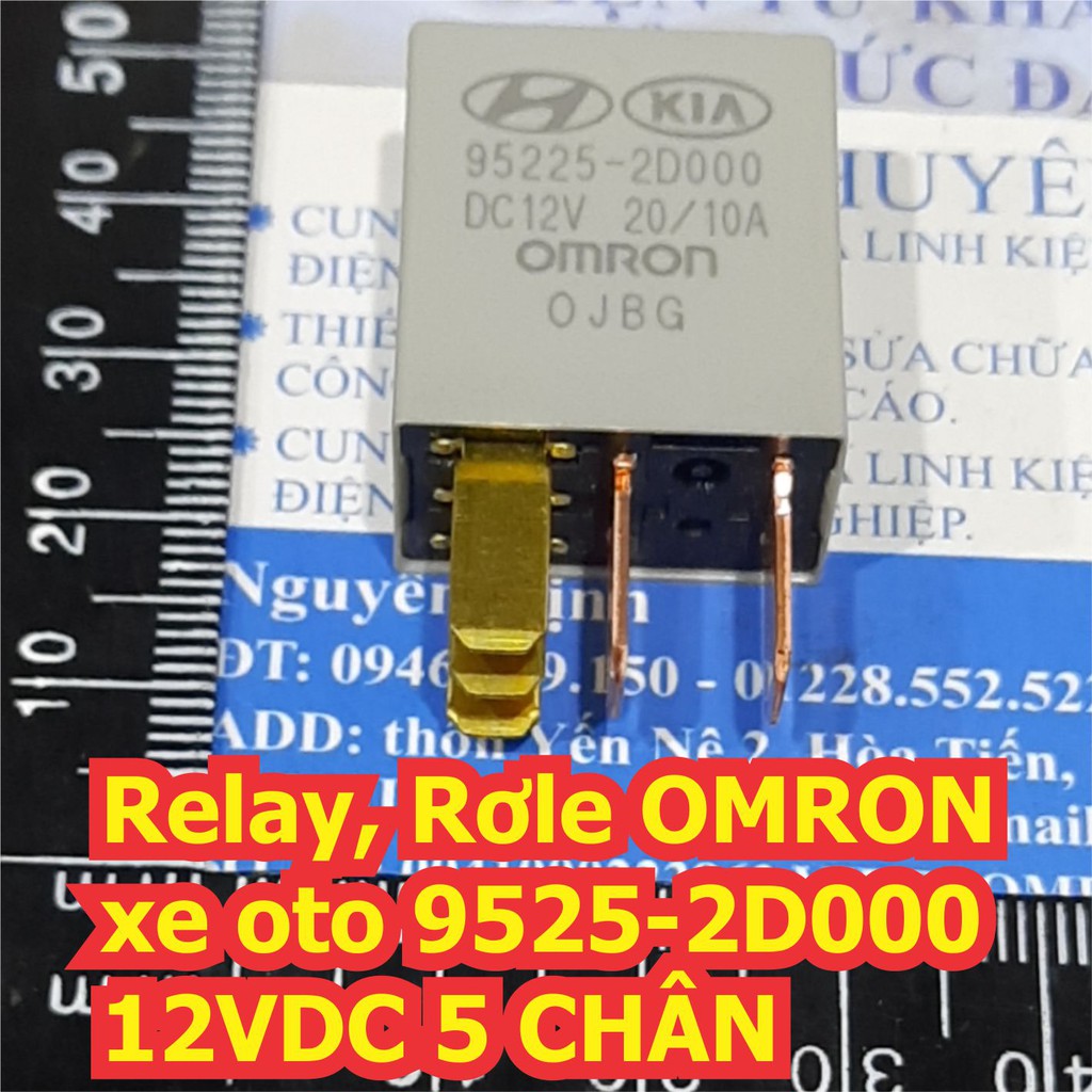 Relay, Rơle OMRON xe oto 95225 2D000 12VDC 5 CHÂN kde6439 | Shopee Việt Nam