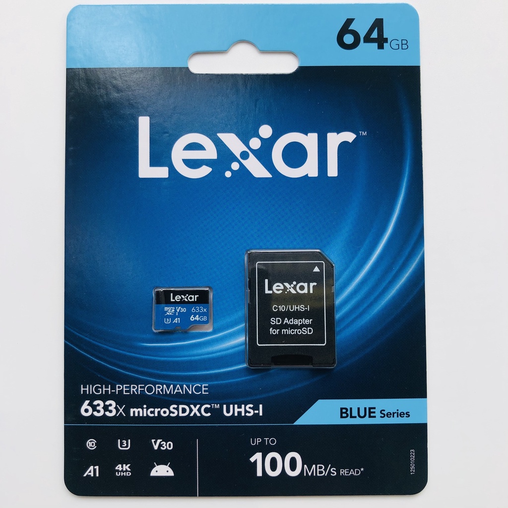 Thẻ nhớ MicroSD LEXAR 64GB U3 Chính hãng | Shopee Việt Nam