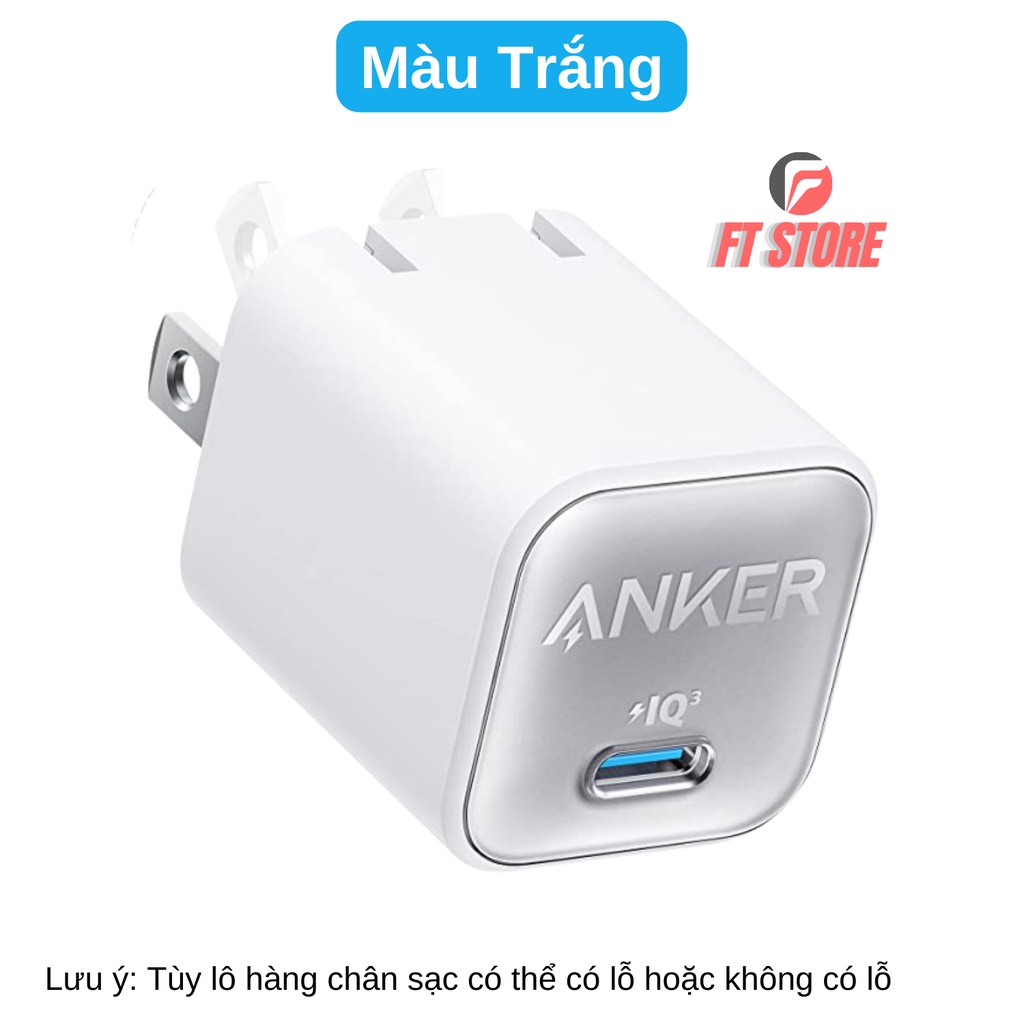 [GIAO HỎA TỐC] Củ sạc nhanh Anker A2147 511 30W PD QC 3.0 PPS BH12TH | Shopee Việt Nam