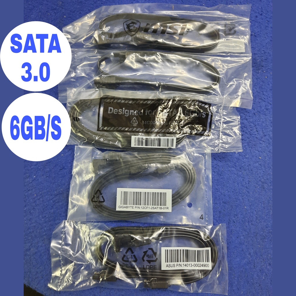 Dây SATA 3.0 6gb/s zin theo main GIGA, ASUS, MSI, ASROCK cho ssd hdd ...