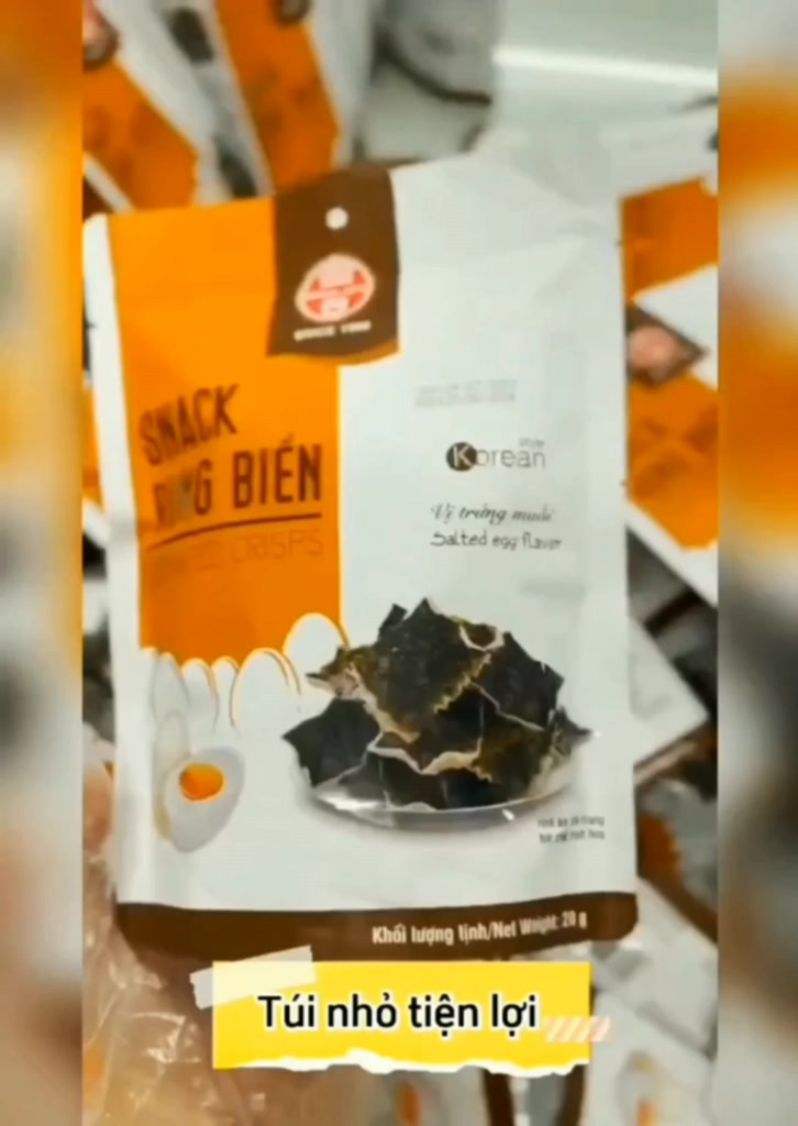 Snack rong biển 25g Bích Chi [Combo 10 gói] | Shopee Việt Nam