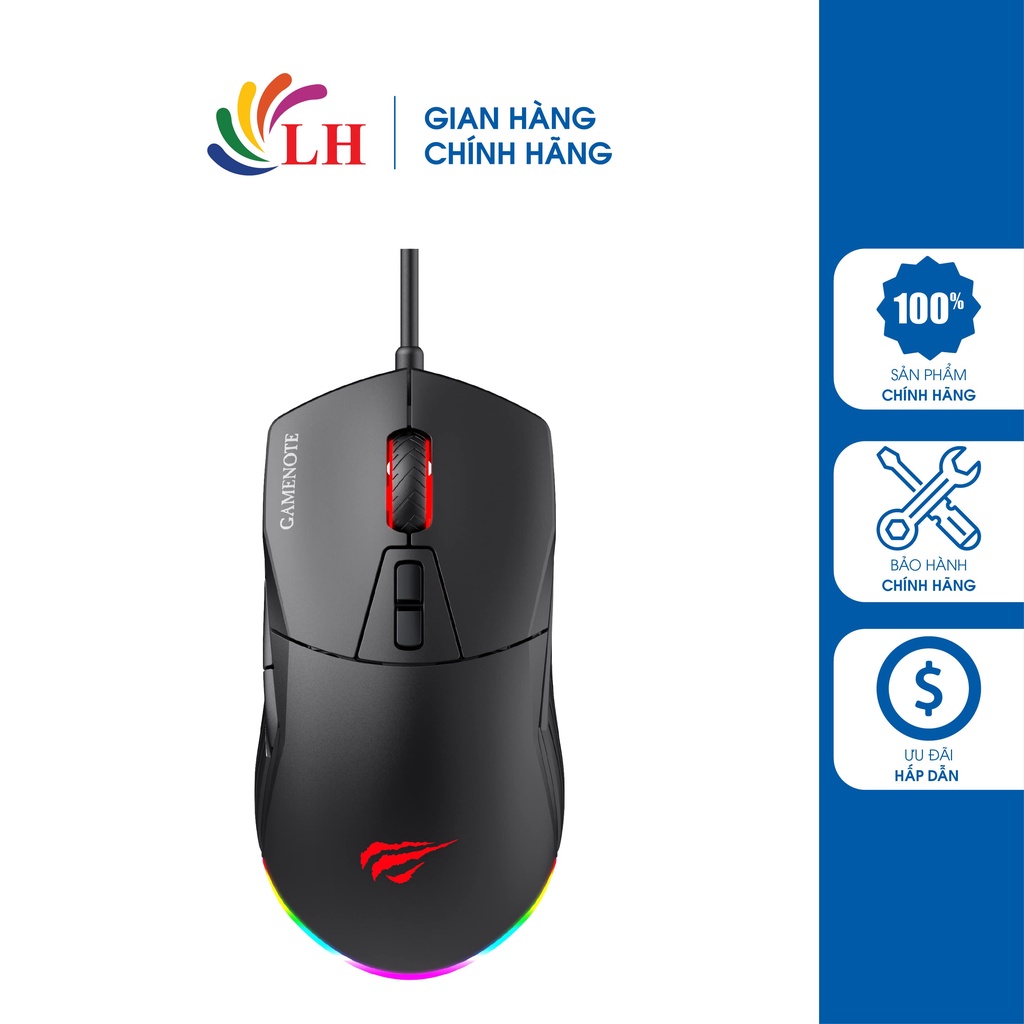 Chuột có dây Gaming Havit MS885 - Hàng chính hãng - Thiết kế tổ ong đục ...