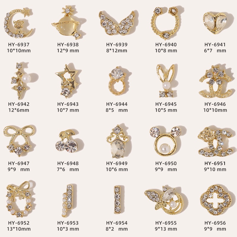 Phụ Kiện Trang Trí Móng Tay Nghệ Thuật Hình Nơ Bướm Đính Đá Xinh Xắn ...