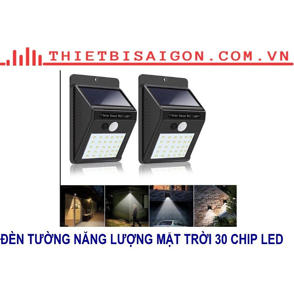 ĐÈN TƯỜNG NĂNG LƯỢNG MẶT TRỜI 30 CHIP LED | Shopee Việt Nam