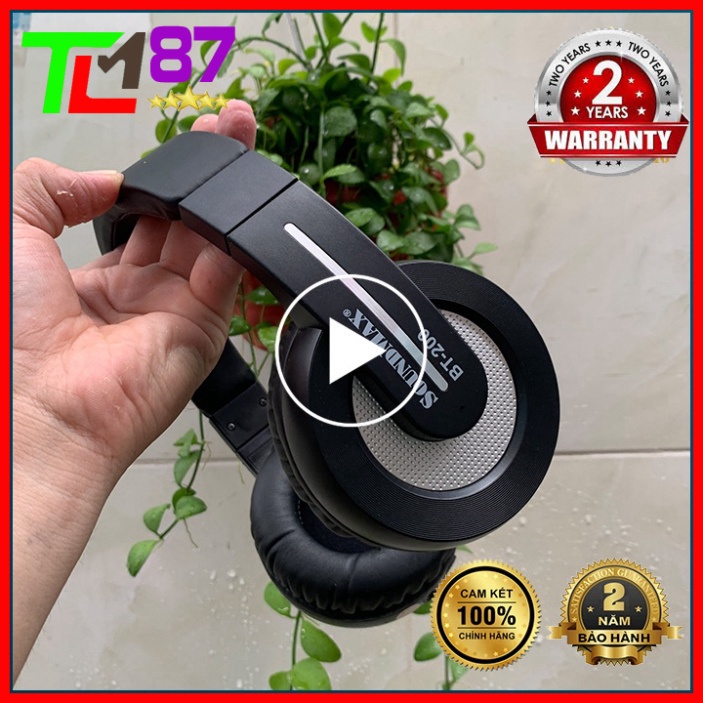 Tai Nghe Nhạc Chính Hãng Headphone Bluetooth Chụp Tai Không Dây Có Mic ...
