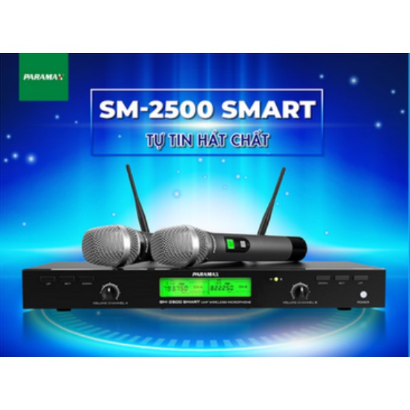 MICRO KHÔNG DÂY PARAMAX SM-2500 SMART | Shopee Việt Nam