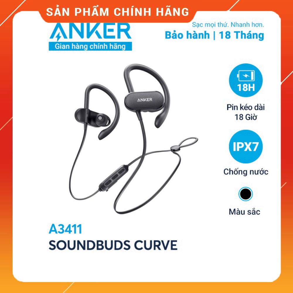 Tai nghe bluetooth SoundCore SoundBuds Curve (by ANKER) - A3411 ...
