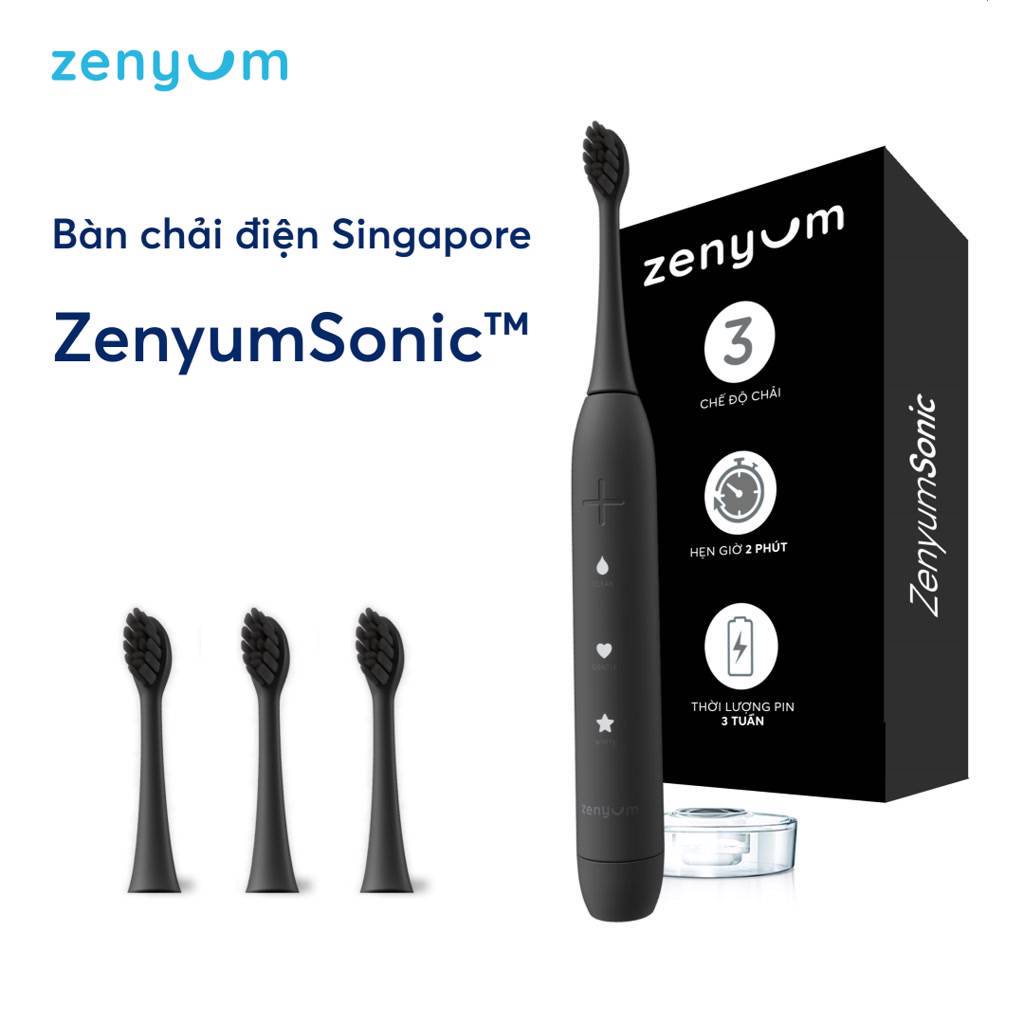 Bàn Chải Điện Zenyum Sonic Màu Hồng San Hô - Công Nghệ Singapore ...
