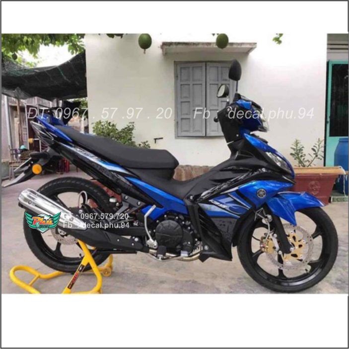 Tem Exciter 135 Lc xanh đen mới (F) | Shopee Việt Nam