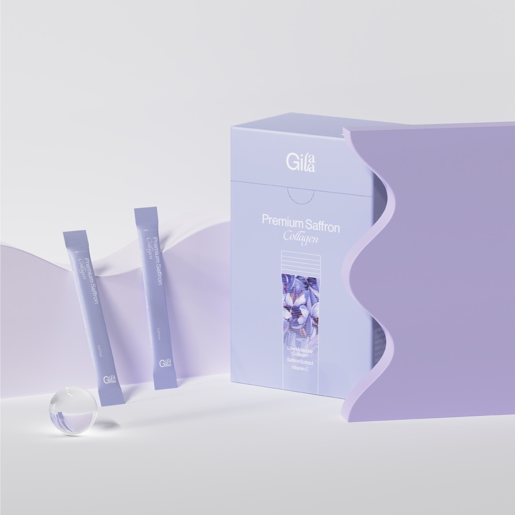 10 gói bột uống collagen Gilaa premium saffron | Shopee Việt Nam