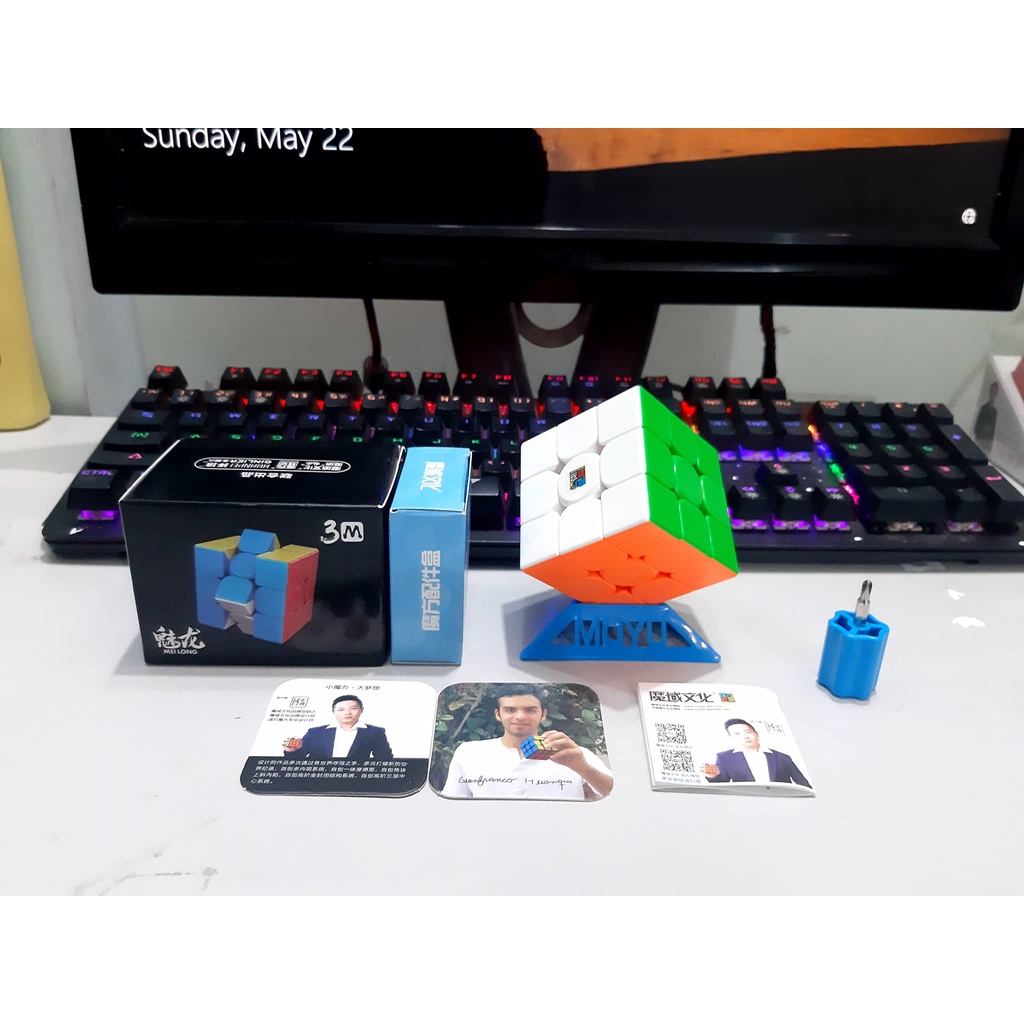 Rubik 3x3 Meilong 3M 2020 Mới ( Tặng Logo Gan ) | Shopee Việt Nam