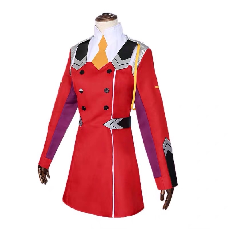 Set đồ costume cosplay Zero Two 002 Darling in the franxx | Shopee Việt Nam