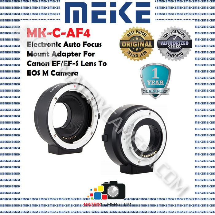 Ngàm Chuyển Đổi Ống Kính Meike Mk-c-af4 Cho Canon Ef Lens Sang Eos M ...