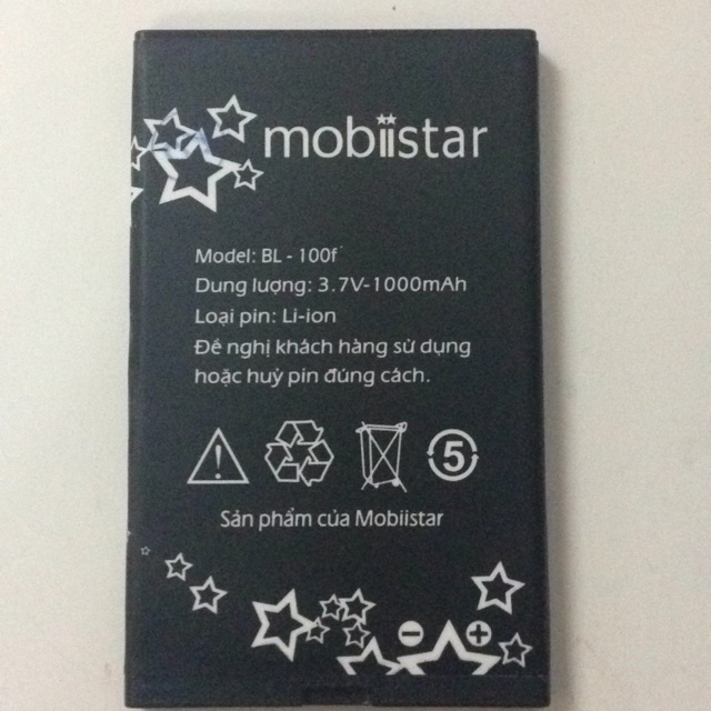 Pin mobiistar B213/B219 (Bl-100f) chính hãng | Shopee Việt Nam