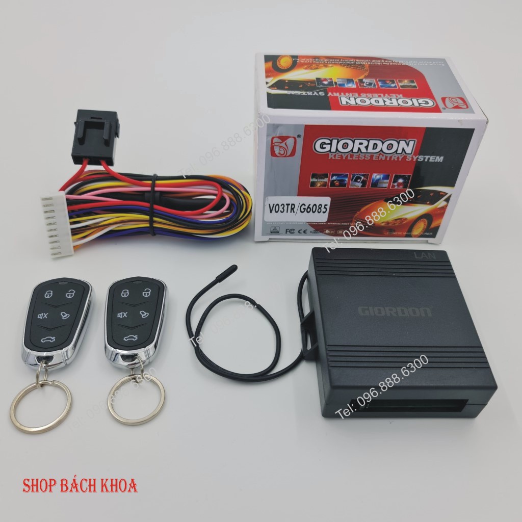 [Khuyến mãi 2 chuột cửa] Bộ điều khiển mở khóa cửa xe ô tô 24V. Hàng ...