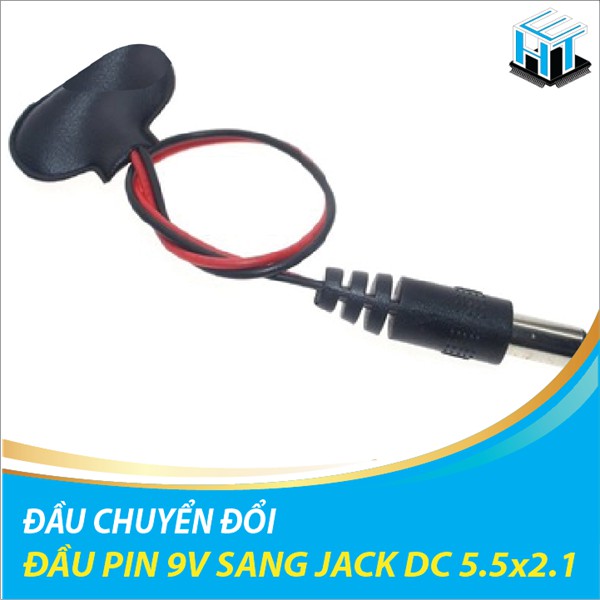 COMBO 3 DÂY NỐI PIN 9V SANG JACK DC 5.5 X 2.1MM | Shopee Việt Nam