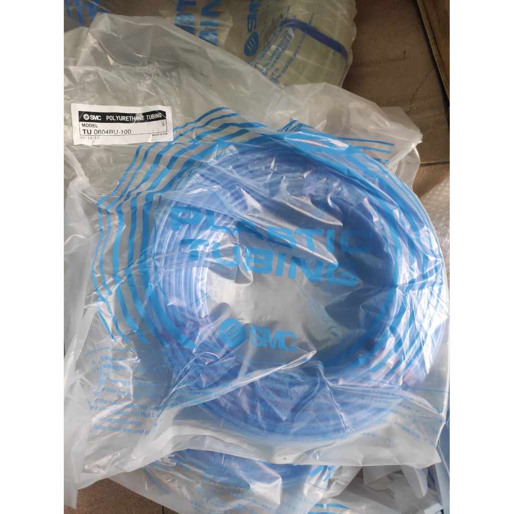 TU0604BU-100 Dây hơi SMC TU0604BU-100 (xanh trong, cuộn 100m) | Shopee ...