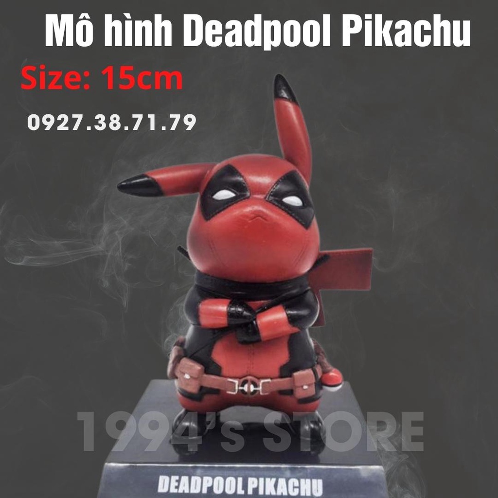 Mô hình Figure Deadpool Pikachu cao 15cm cực ngầu, cực chi tiết - Mô ...