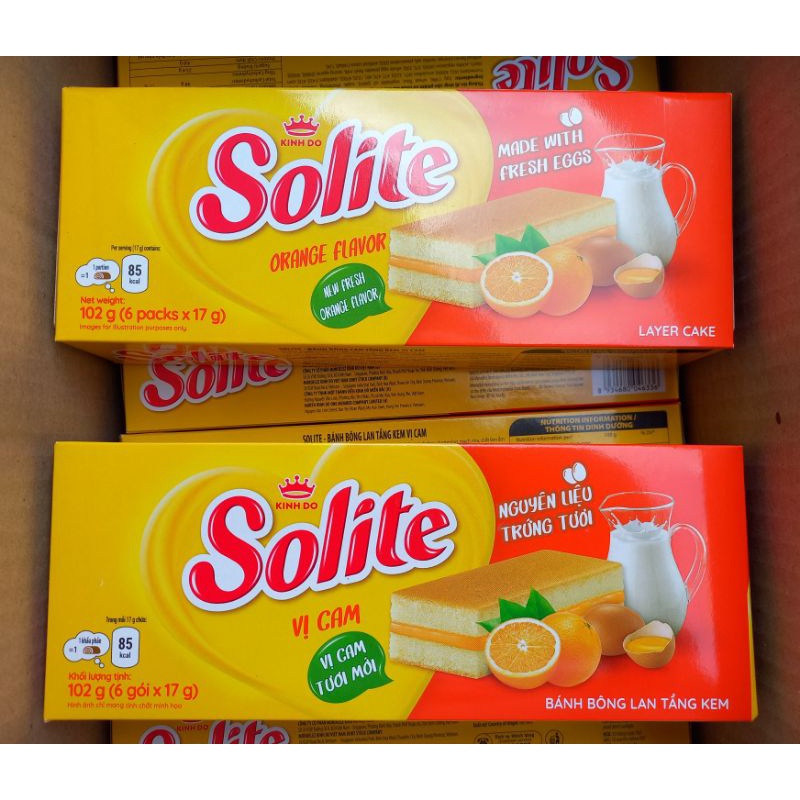 Bánh Solite Tầng Dinh Dưỡng Vị Cam | Shopee Việt Nam