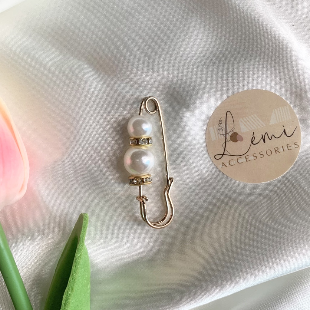 Gim cài quần áo gim siết lưng quần thu nhỏ eo đính ngọc sang chảnh thời ...