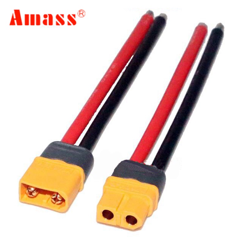 [HCM] - Dây nguồn 14AWG cho PDB | ESC | Pin Lipo Amass hàn sẵn jack XT60 dài từ 10cm-12cm ...